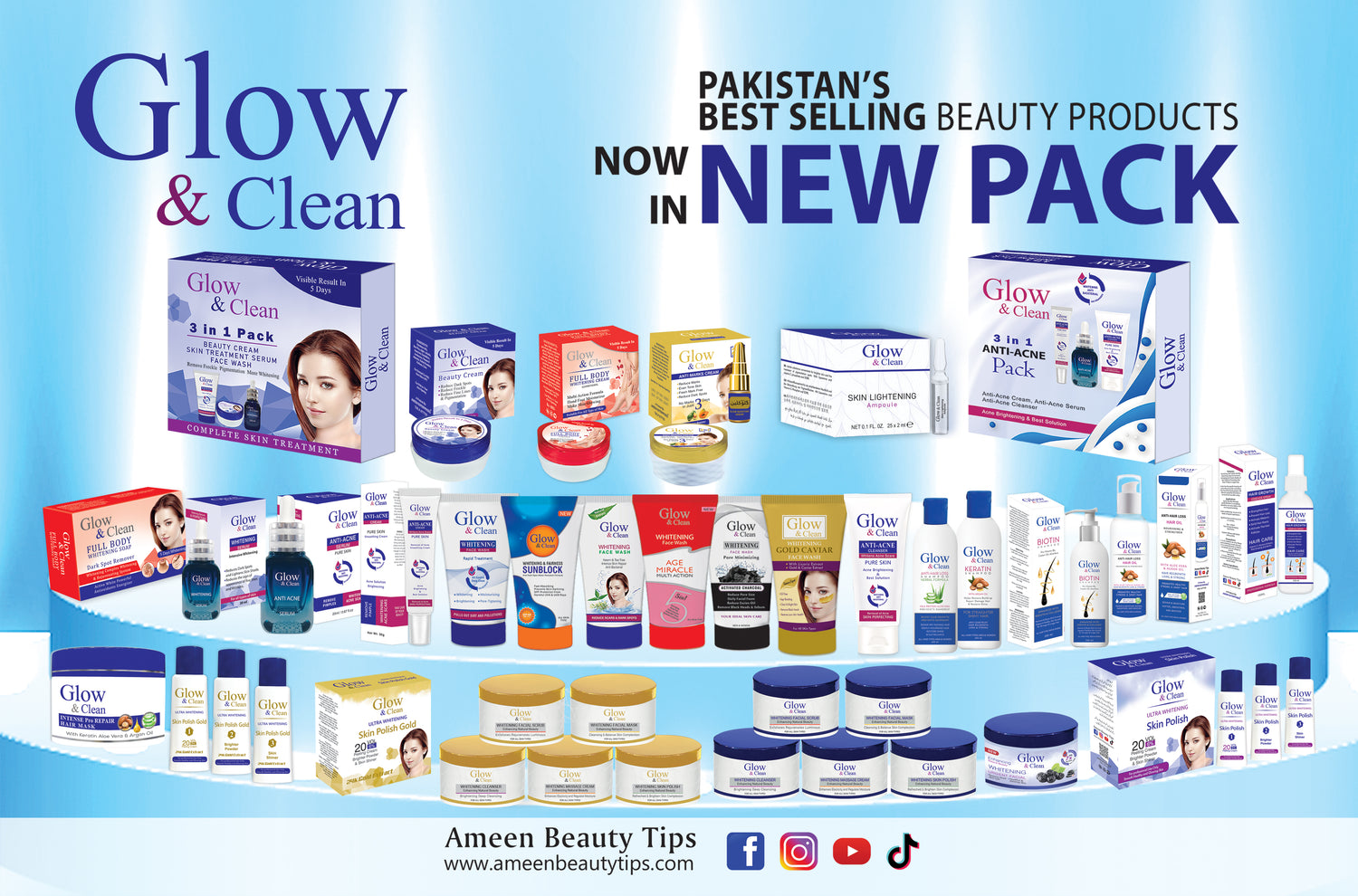 AmeenBeautyTips / Glow & Clean Official – Ameenbeautytips (Glow & Clean)