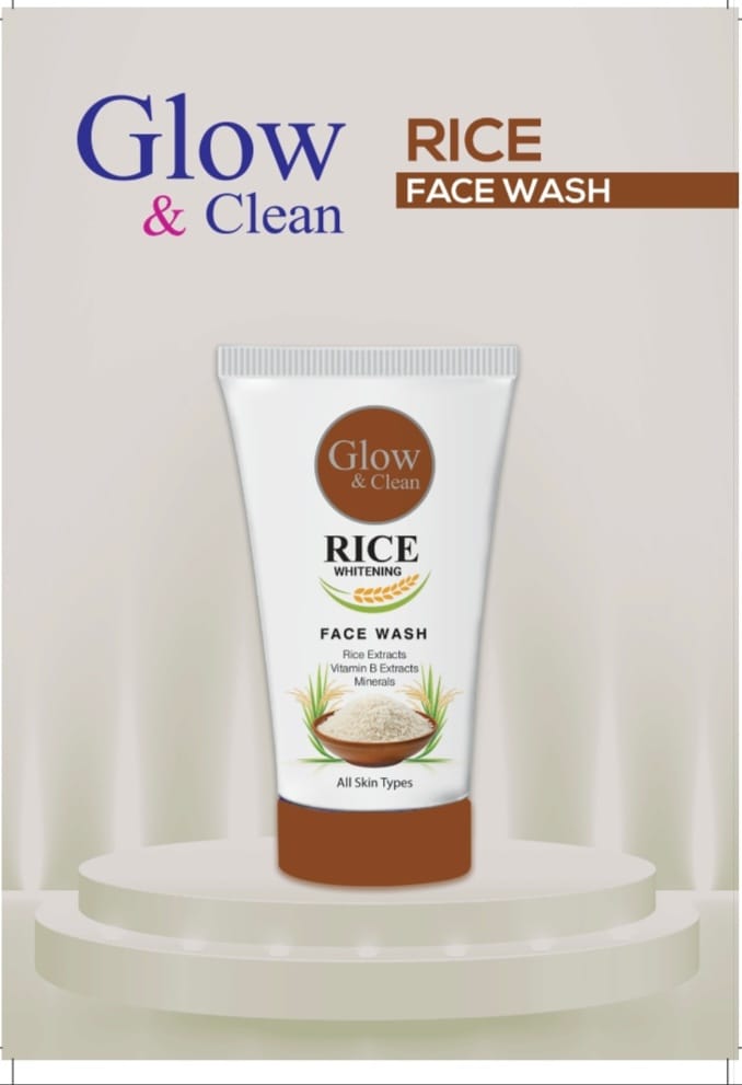 Glow & clean Rice Whitening Face Wash – Ameenbeautytips (Glow & Clean)