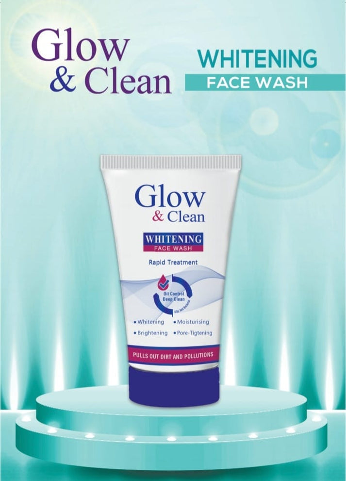 GLOW & CLEAN Whitening Face Wash – Oil Control Cleanser – Glow & Clean ...